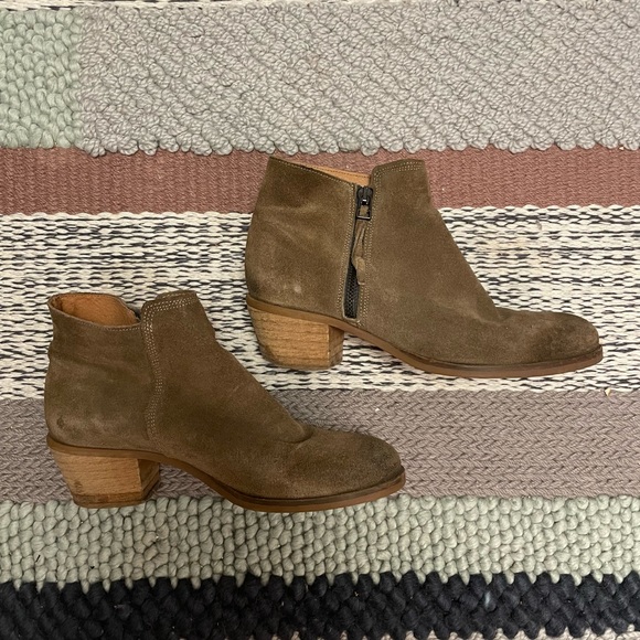 Gravity Pope | Shoes | Gravity Pope Suede Ankle Boots | Poshmark